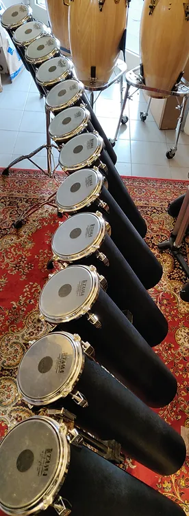 Tama Octobans Full set (12) with Tama stands - Batterie Percussion ...