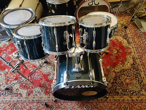 Tama Rockstar Custom green lacquer - Dépôt Vente Batterie Percussion ...