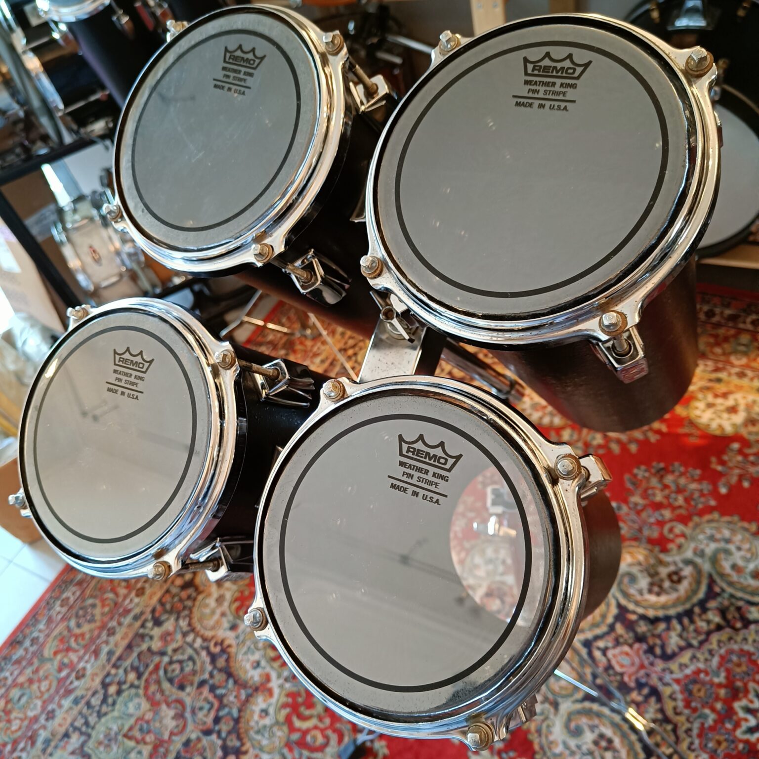 Tama Octobans High Pitch X4 + pied Tama Vintage 80's - Batterie ...