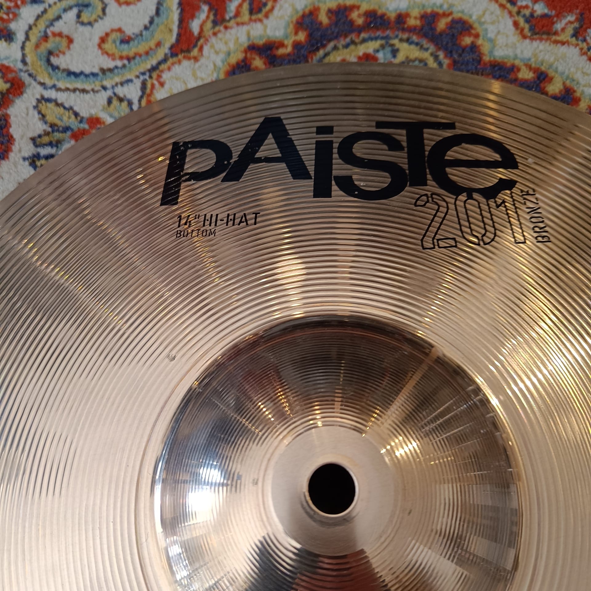 Paiste 201 Hi Hat 14 C Batterie Percussion Rimocc Lyon