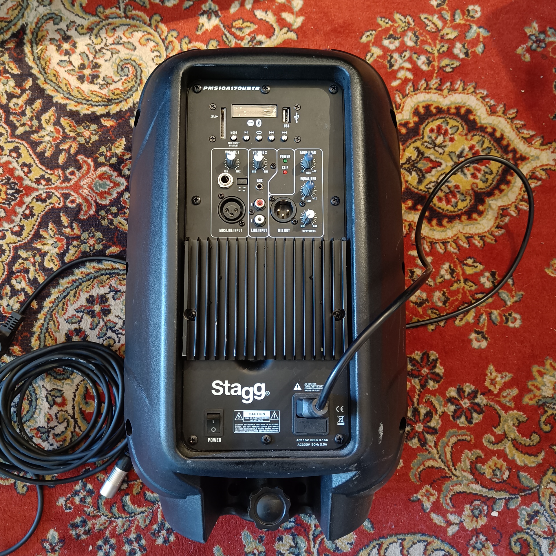 Stagg Ampli PMS10A Active full-range loudspeaker - Batterie Percussion ...